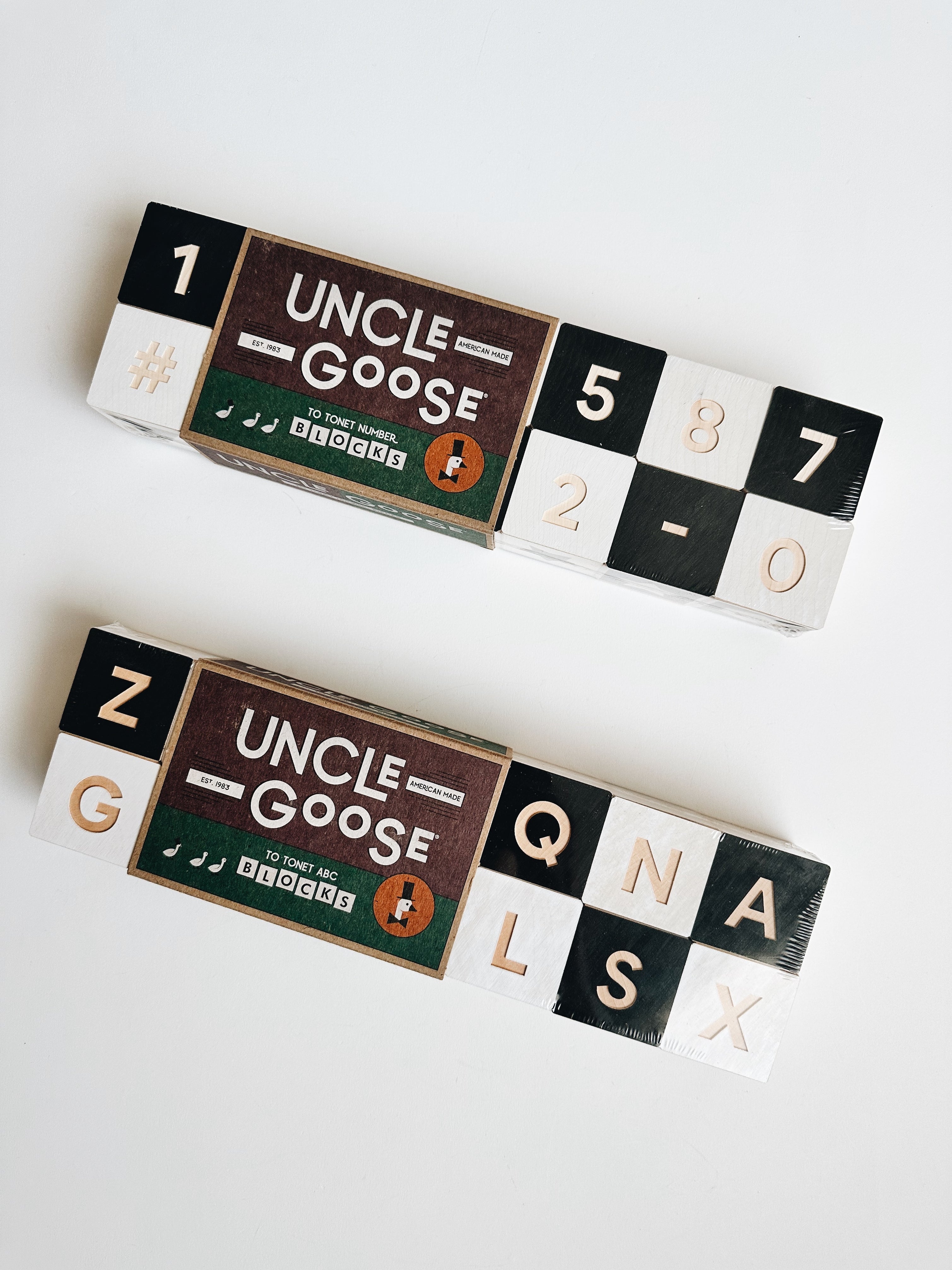 Uncle Goose Wooden Number Blocks - Tonet– Andnest