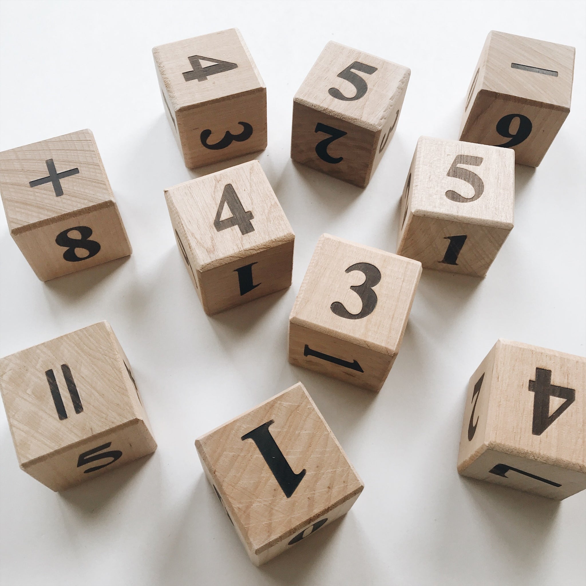 Wooden Number Blocks– Andnest