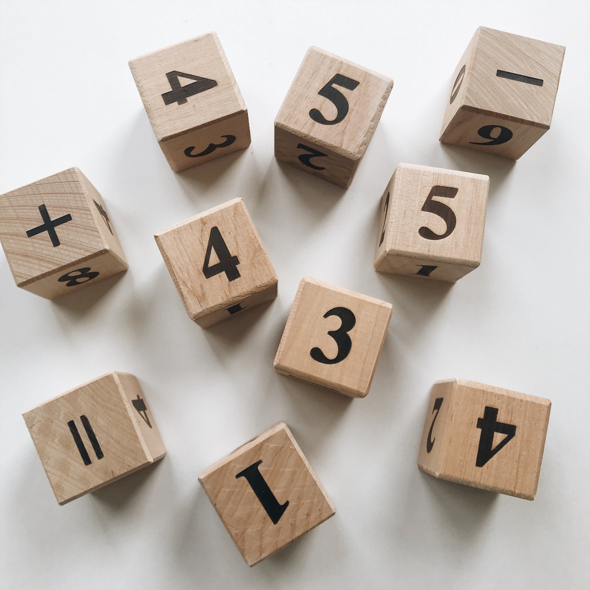 Wooden Number Blocks– Andnest
