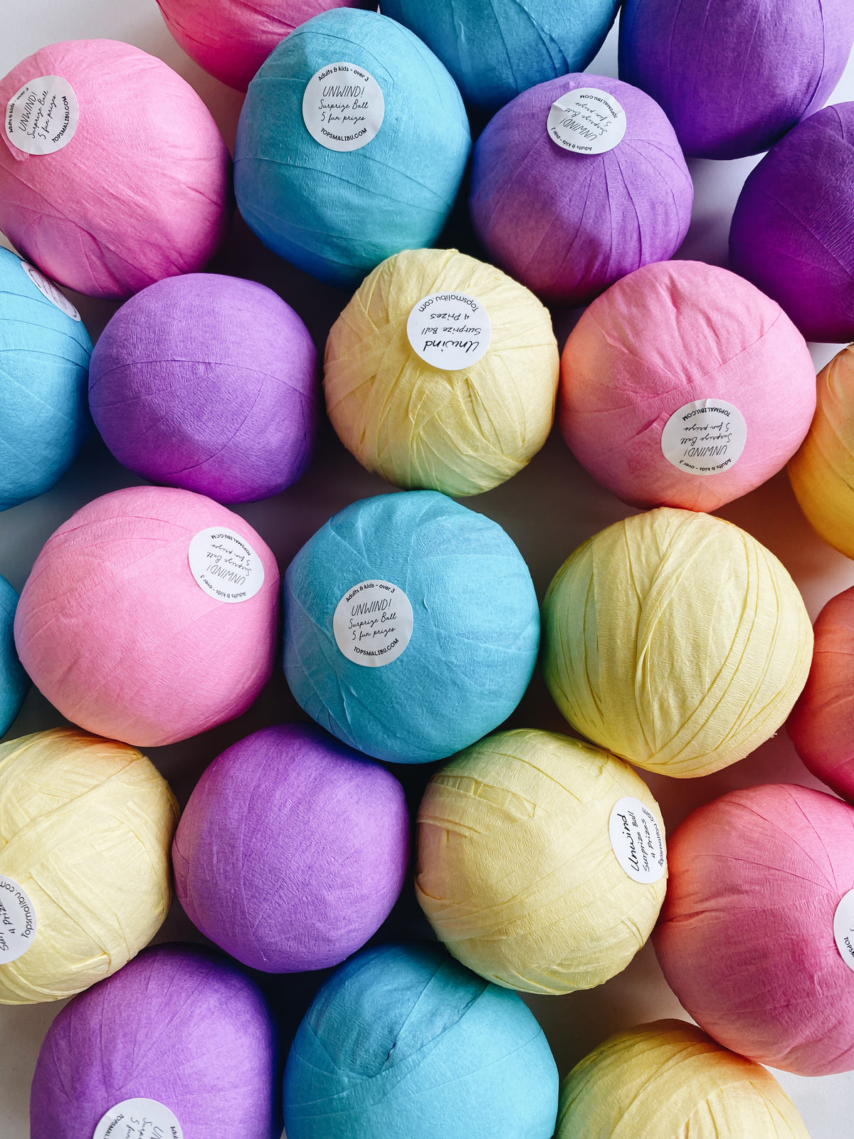 Mini Surprise Balls in Pastel - Set of 2– Andnest